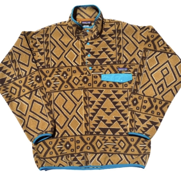 Patagonia | Sweaters | New Xl Xxl Patagonia Mens Synchilla Brown Aztec ...